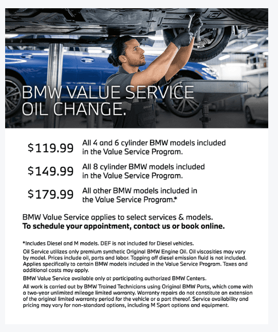 Auto Service Specials | BMW of Springfield near Livingston