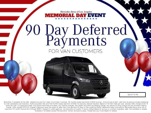 Mercedes-Benz® Sprinter & Metris Van Lease Offers - Los Angeles CA