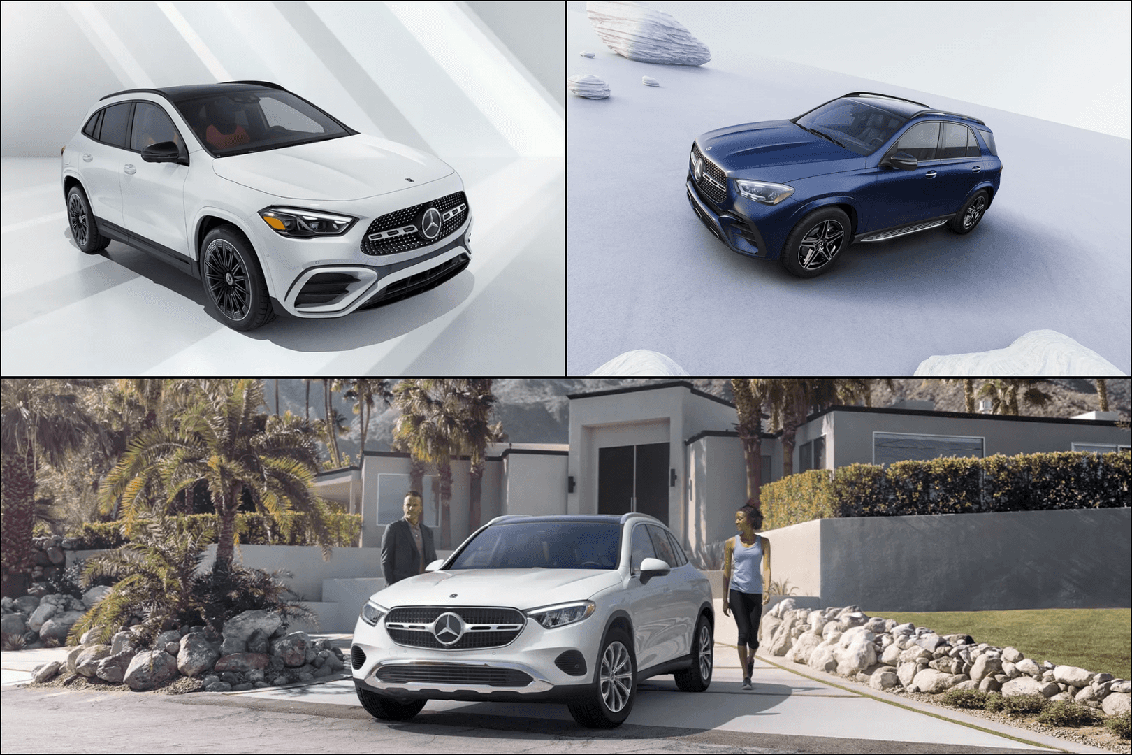 3 SUV populares de Mercedes-Benz: GLA, GLC y GLE