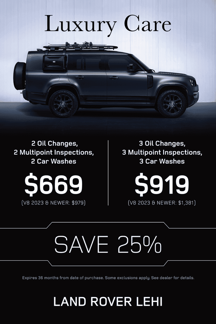 Luxury Care | Land Rover Lehi