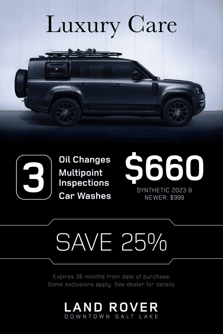 Luxury Care | Land Rover Downtown Salt Lake