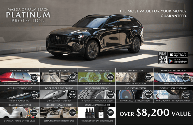 Platinum Protection Package | Mazda of Palm Beach