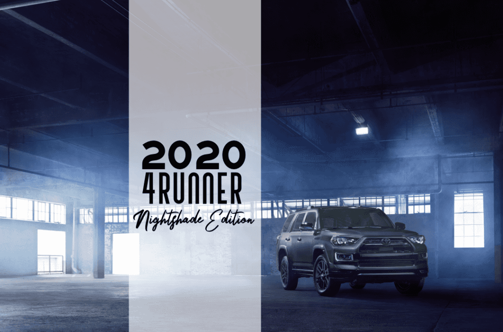 2020 4Runner Nightshade Edition | Oak Lawn Toyota