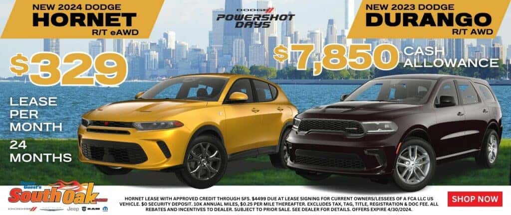 Matteson Jeep Dodge Chrysler RAM Lease Deals | South Oak