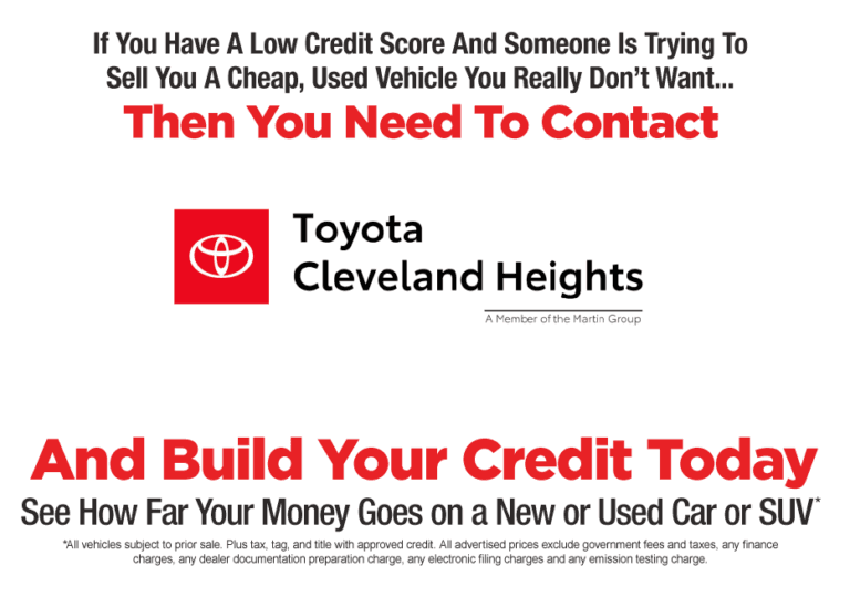 Special Financing | Toyota Cleveland Heights