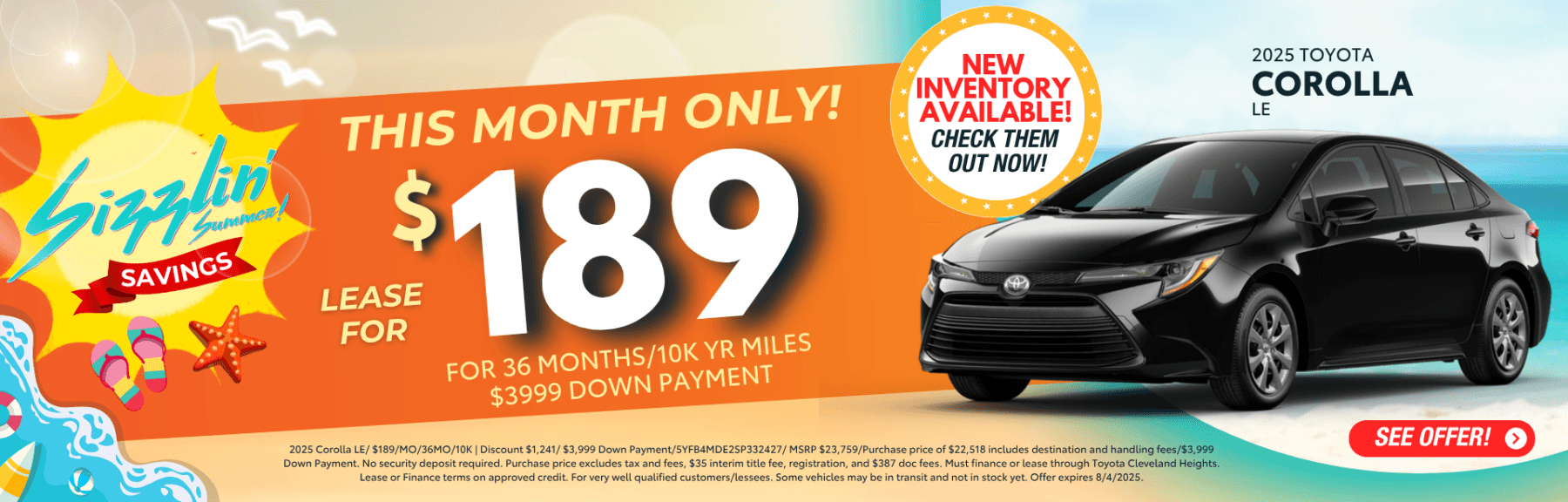 Current New Toyota Specials Offers | Toyota Cleveland Heights
