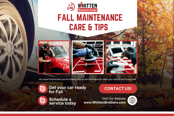 8 Fall Car Care and Car Maintenance Tips | Whitten Brothers Fall Car ...
