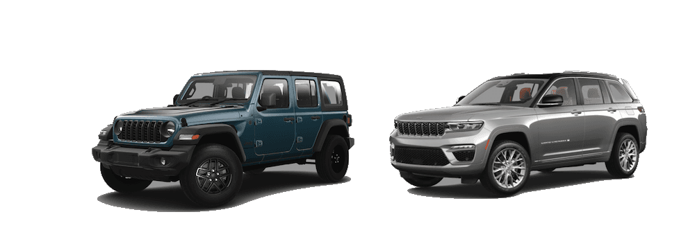 Jeep Wrangler vs Jeep Grand Cherokee | Compare Jeep SUVs | Whitten ...
